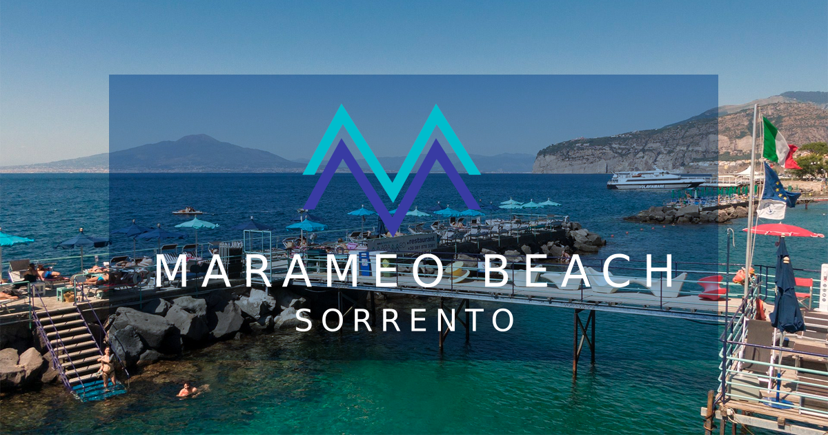 Marameo Beach – One of the oldest beach establishments in Sorrento